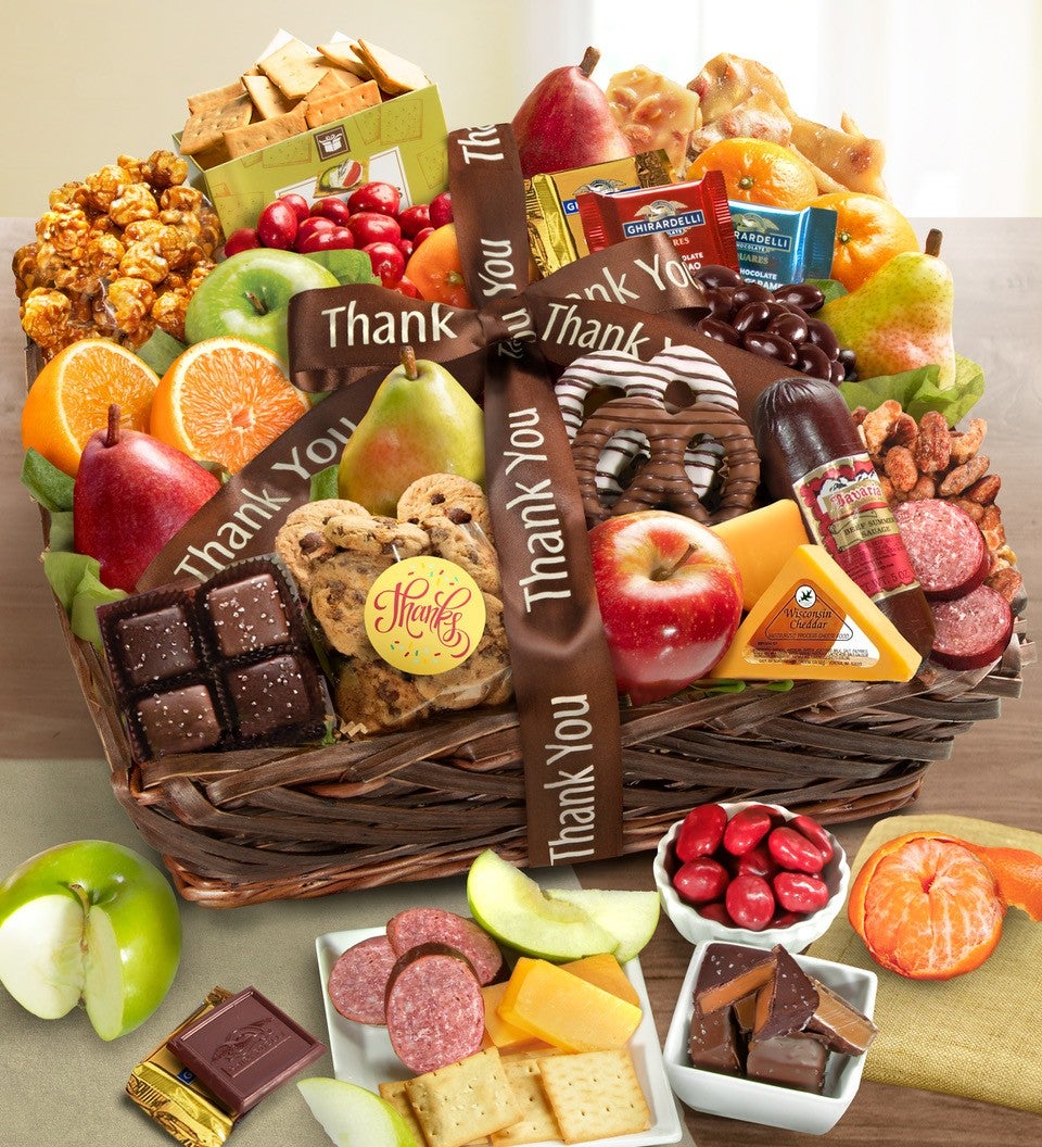 Fruit and Sweets Basket | 1-800-Baskets.com