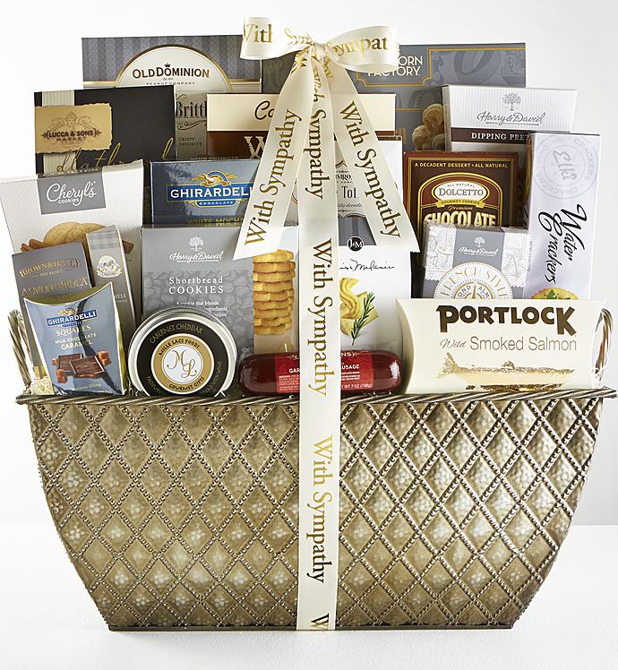 With Love & Remembrance Sympathy Basket