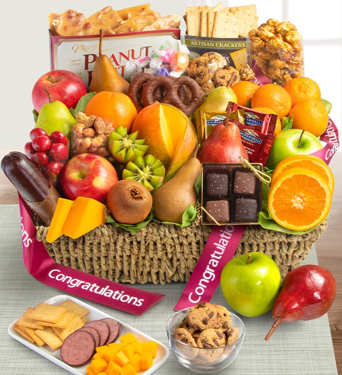 Congratulations Gift Baskets | Gift Baskets | Food Gifts | 1800baskets.com