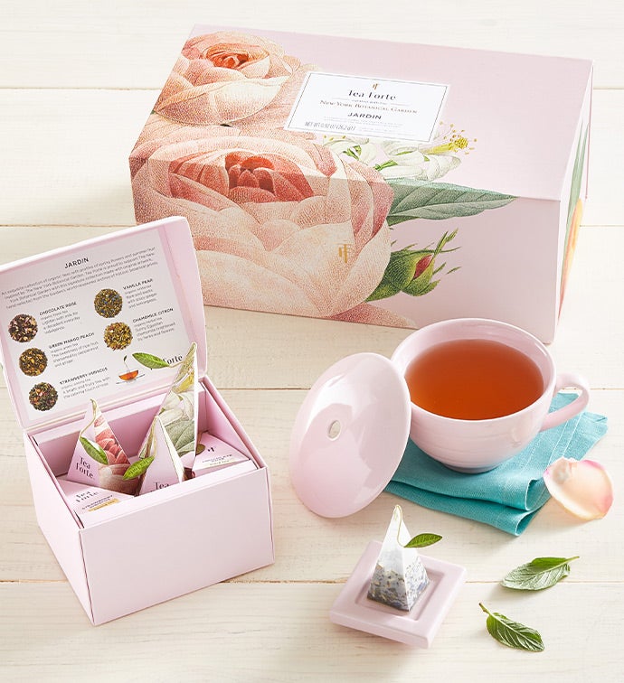 Tea Forte® NY Botanical Garden Jardin Gift Box Set | 1800Baskets.com