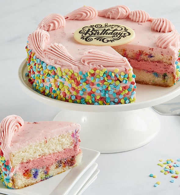 Bake Me a Wish! Birthday Strawberry Funfetti Cake